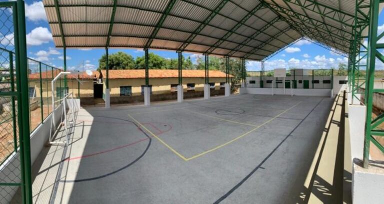 Seduc Conclui Quadra Poliesportiva Em Escola Estadual De São Julião